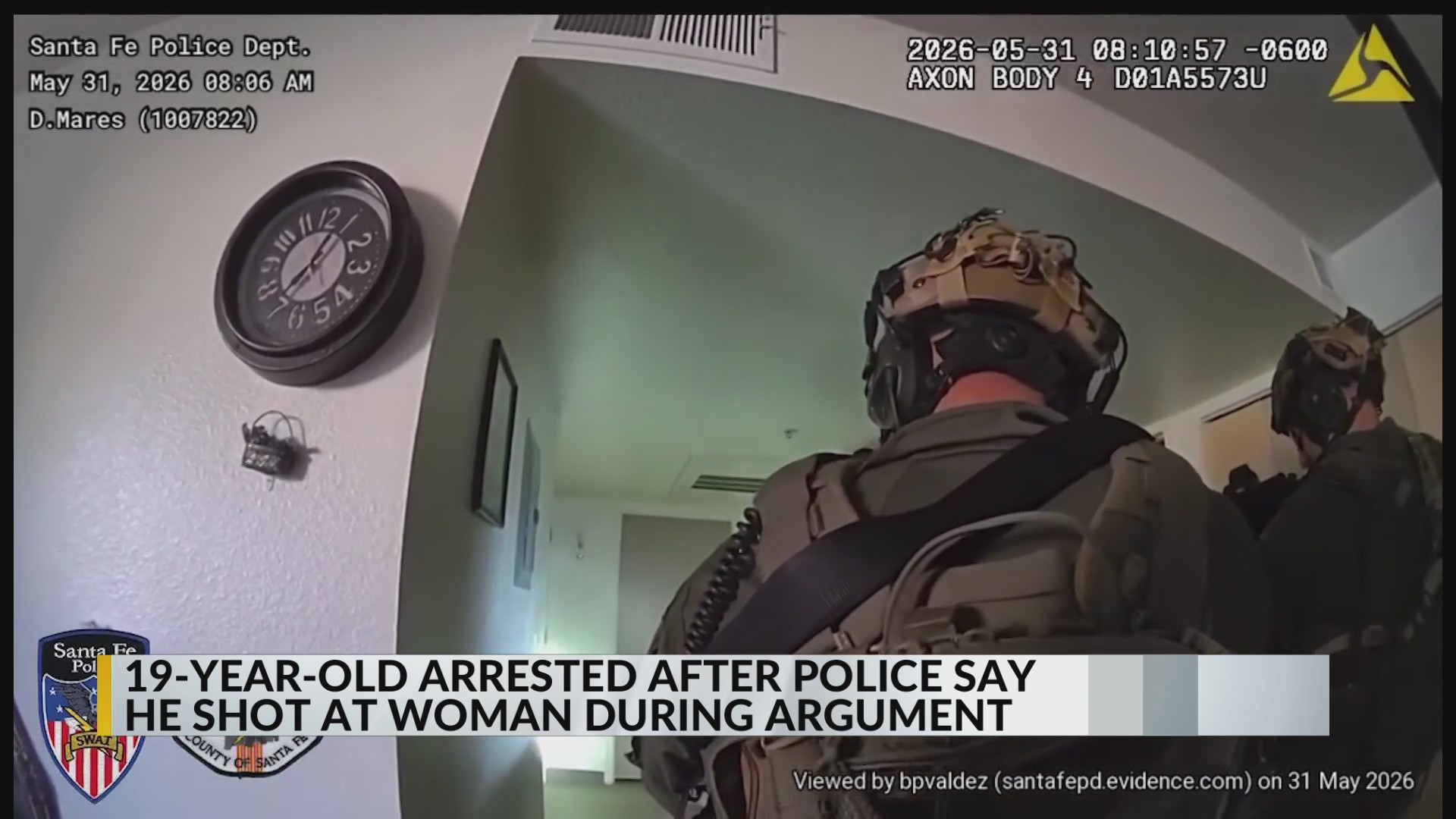 Teen arrested after firing gun at woman durning argument