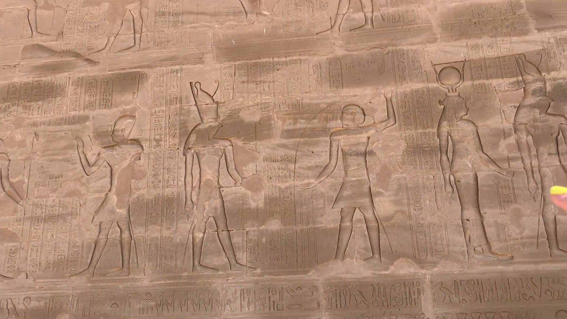 We found the wall that mentions a lost civilization - then our guide ...