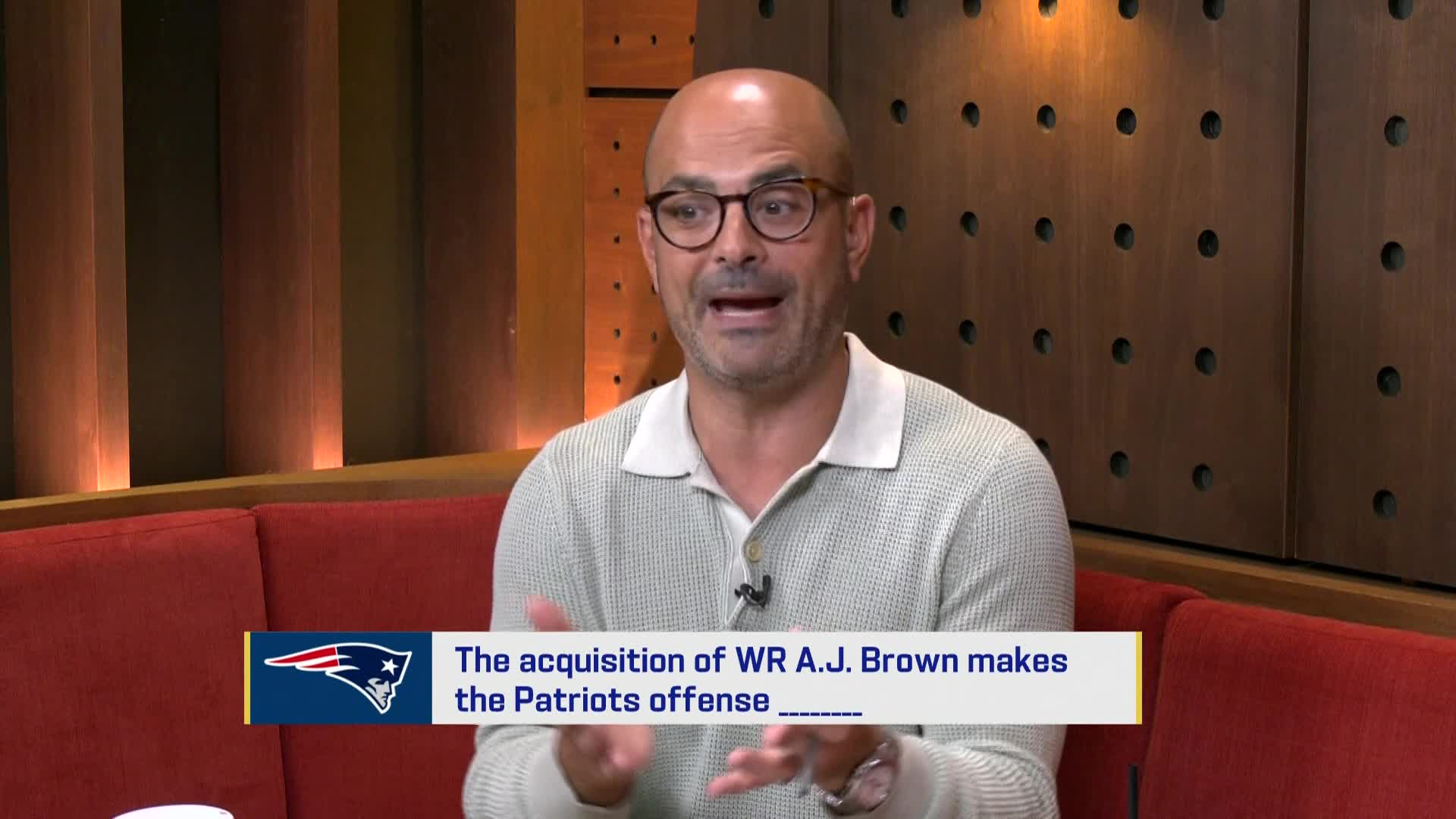What does acquisition of AJ Brown mean for Patriots offense 'GMFB'