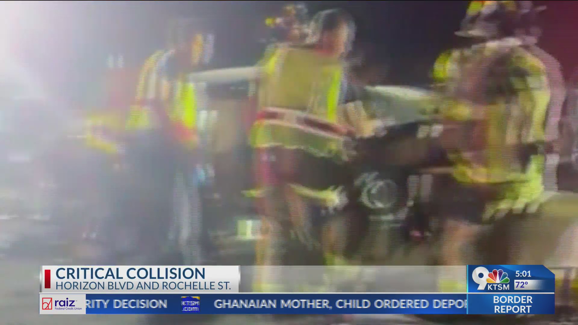 Serious crash in Horizon, streets closed