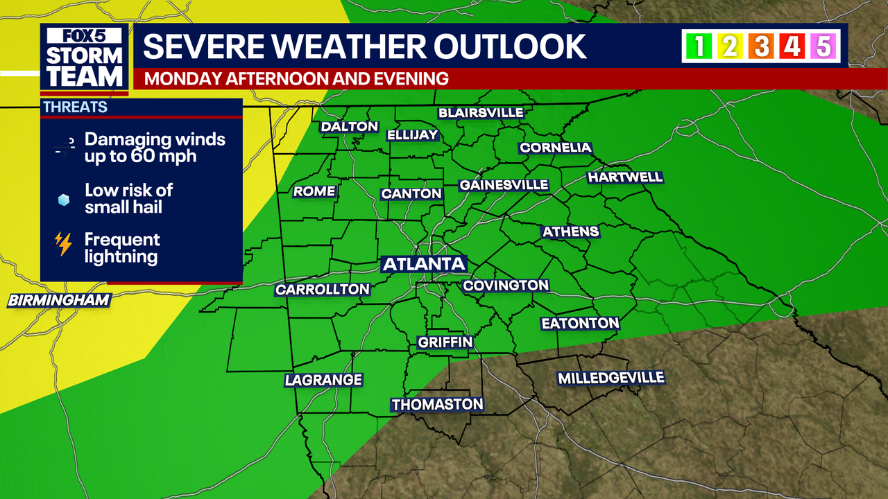 Strong storms moving across Georgia state line bring high winds and ...