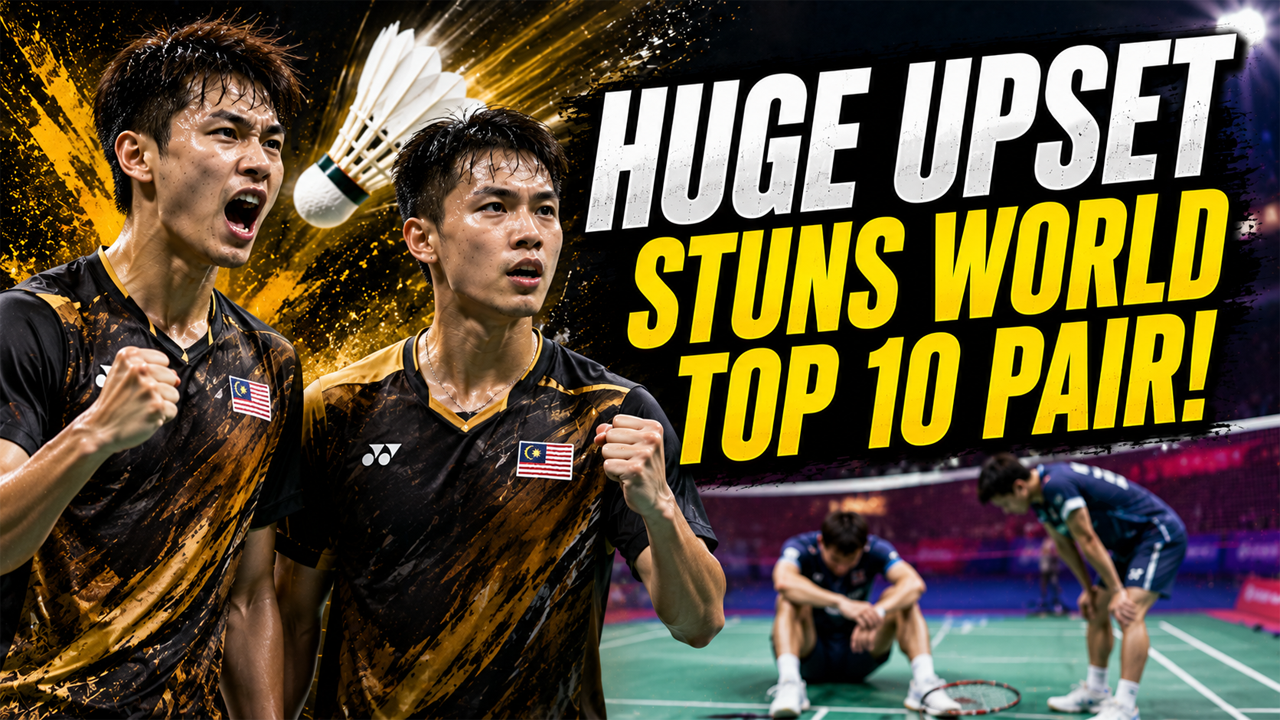 Malaysian duo shock world No. 7 at Singapore Open