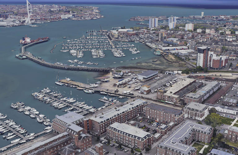 New marine workshop building at a historic Gosport waterfront site ...