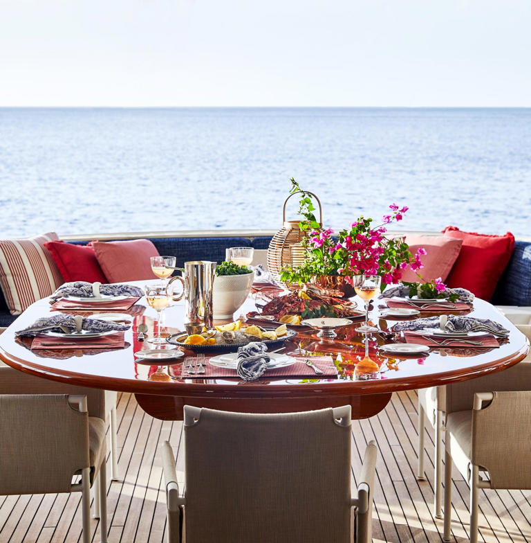 This triple-deck yacht is made for sunset mojitos and Caribbean island ...
