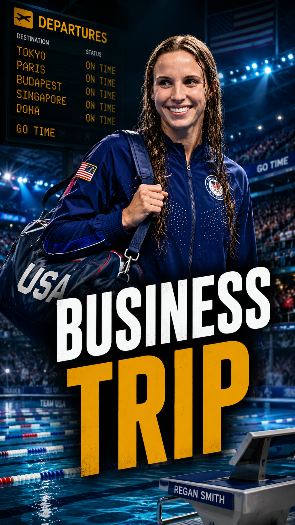Regan Smith on why her father's 'business trip' label for China Open fits
