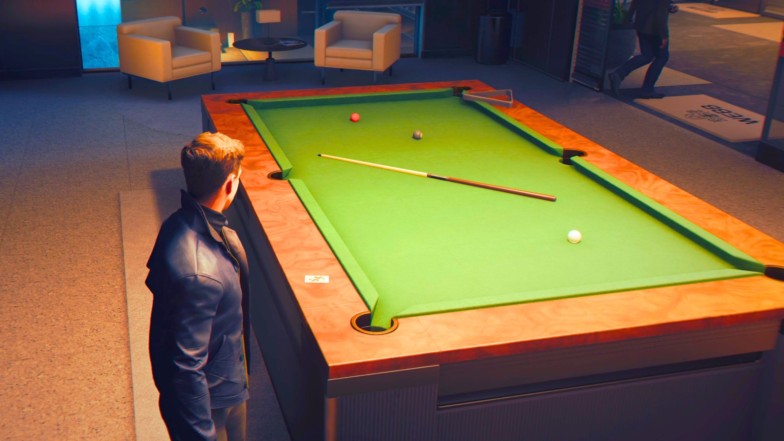 How to challenge Greenway to a pool game (blackball) in 007 First Light