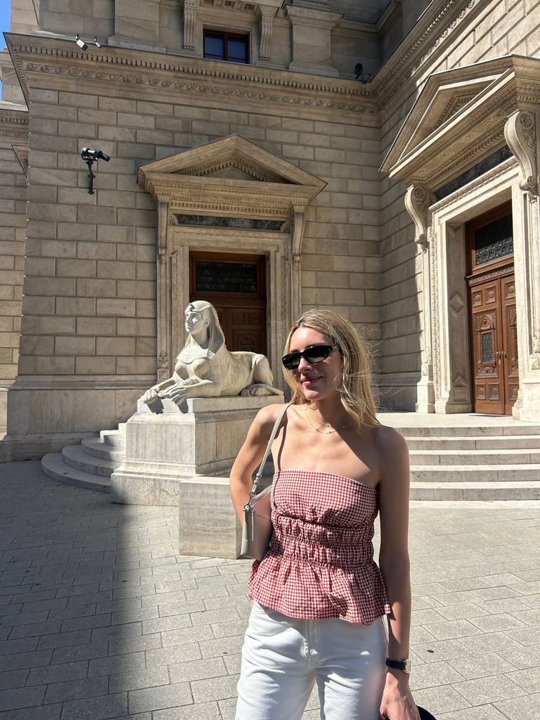 La maleta de Daniela Figo en Budapest para la final de la Champions ...
