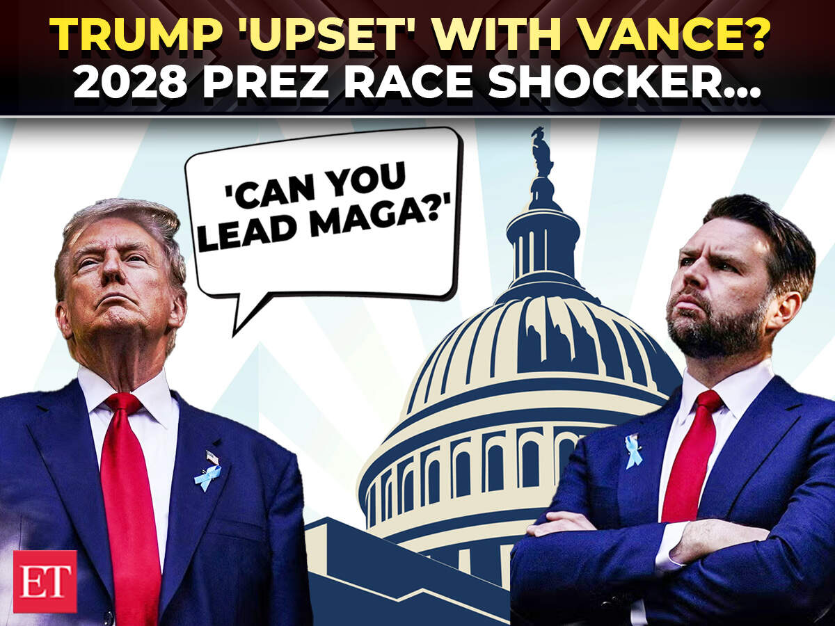 'Can JD lead MAGA?': Trump questions Vance as MAGA succession drama ...