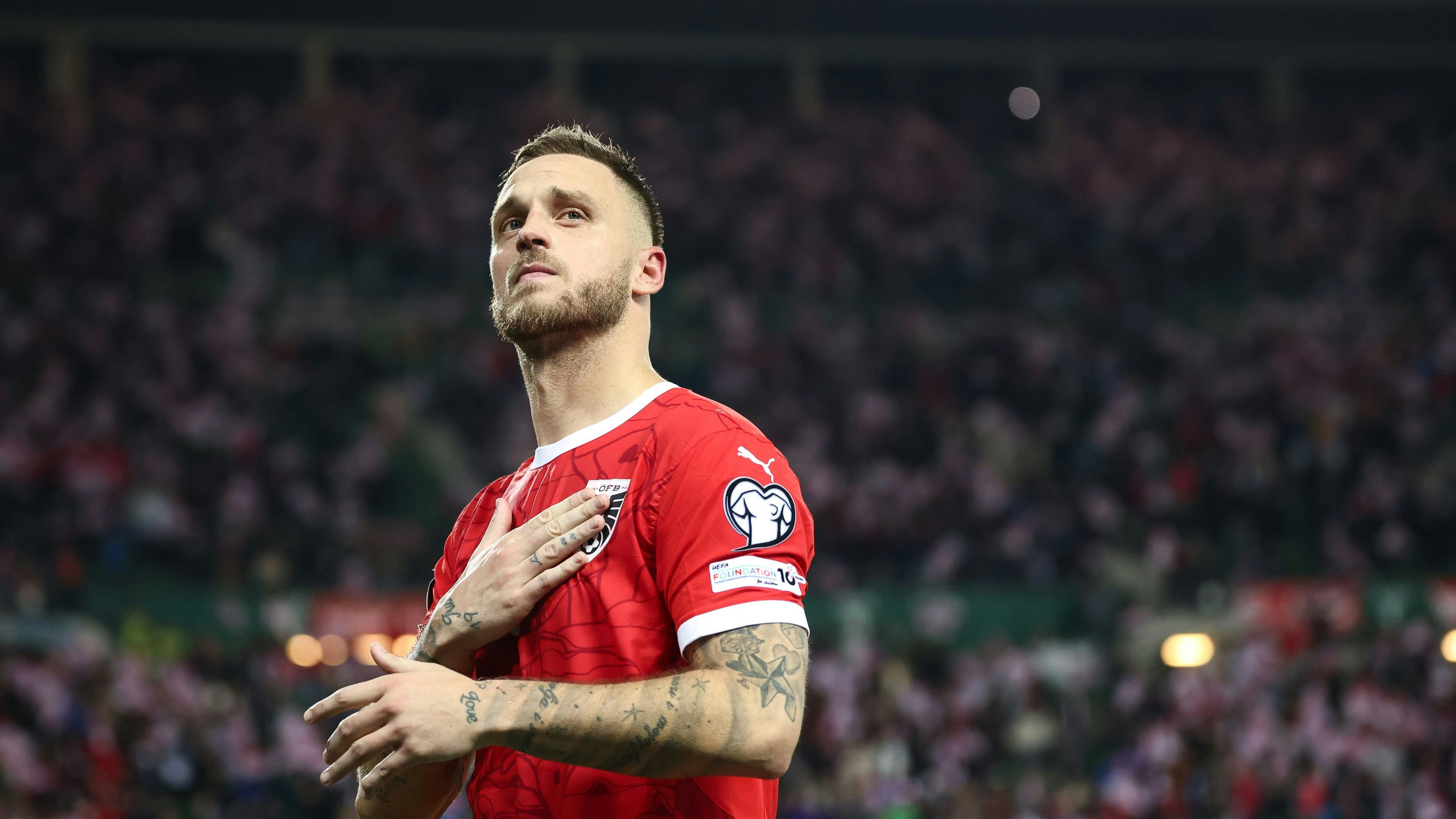 Arnautovic feiert im Happel-Oval Österreich-Abschied