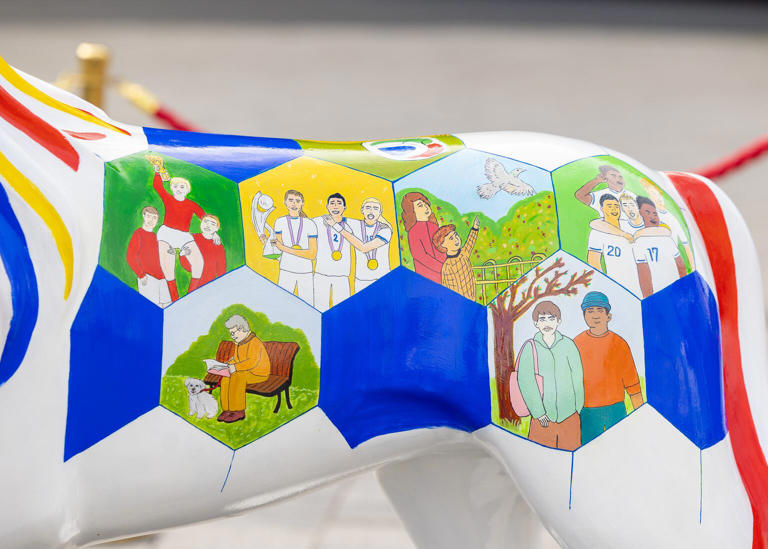 Lion-themed public art trail brings World Cup fever to England fans