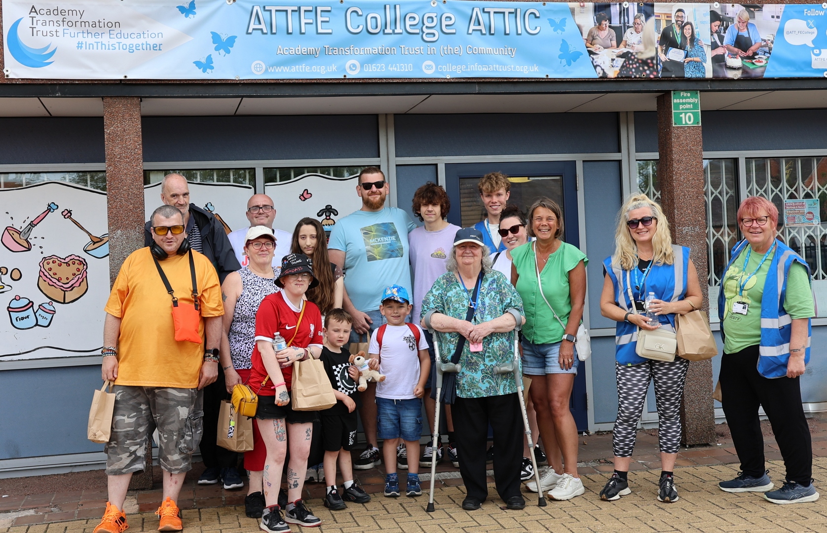 ATTFE College in Sutton takes part in wellbeing walk as part of Walk ...