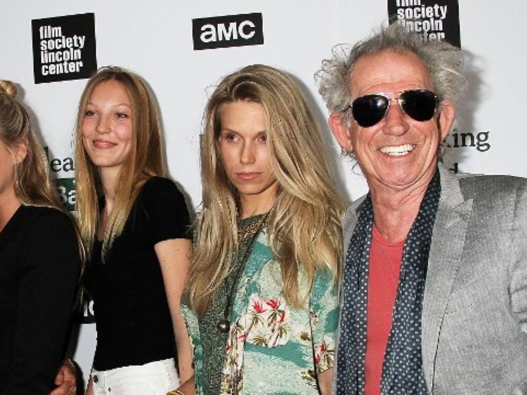 Baby joy for rock legend: Keith Richards becomes a great-grandfather