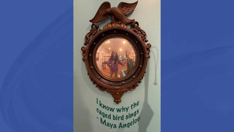 Ohio artist who is legally blind turns vision into success