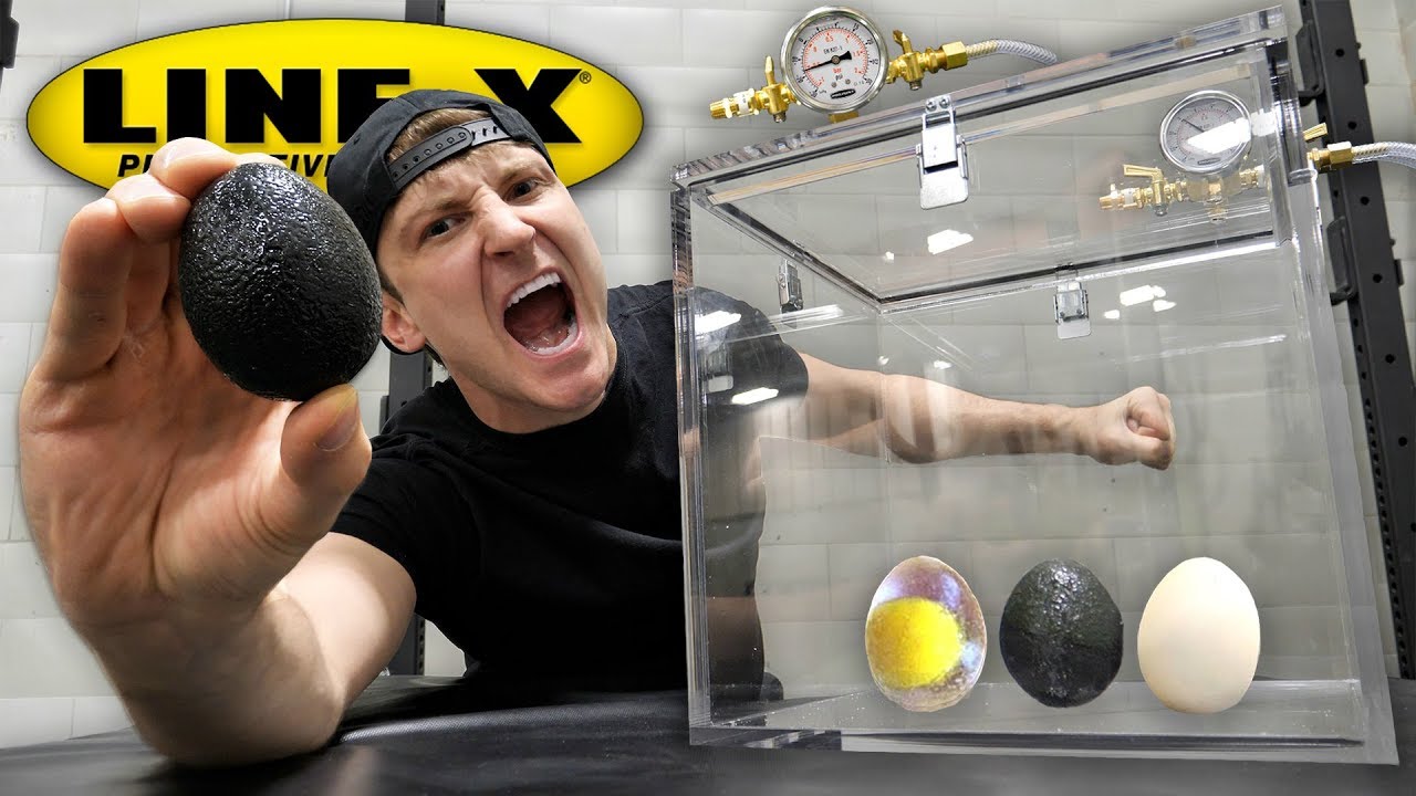 What happens when you put a LINE-X egg in a vacuum chamber? (LINE-X egg ...