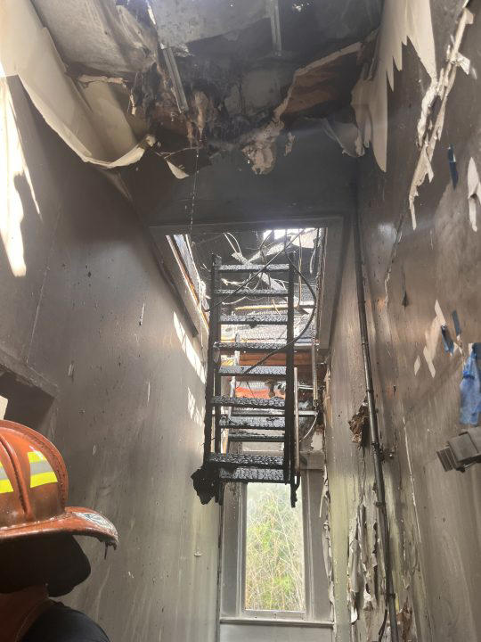 Photos show extensive fire, water damage to Bar Peached