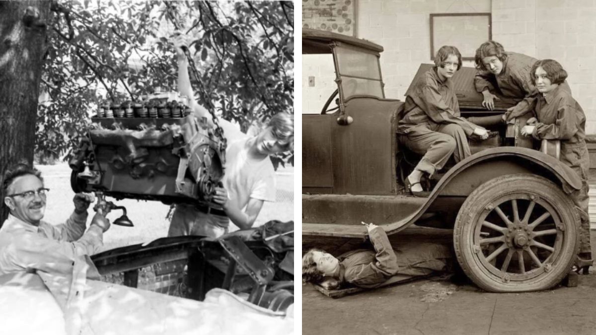 20 vintage photos of mechanics (1890s-1960s)