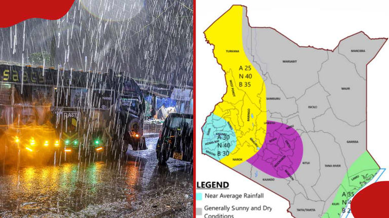 Kenya Met issues monthly weather forecast, lists counties to receive ...