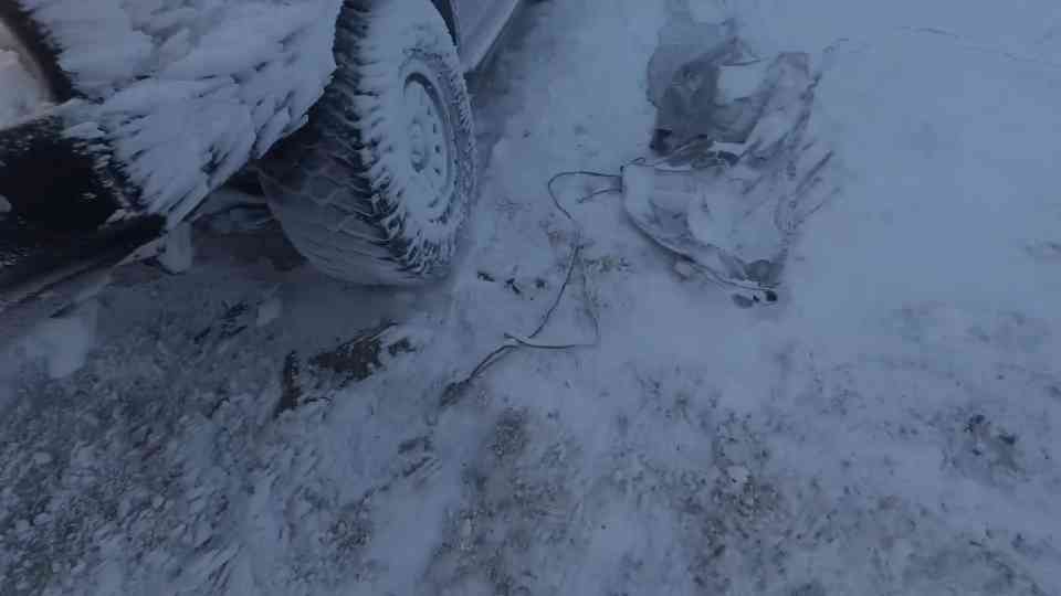 I woke up to a frozen disaster after the worst storm of the trip