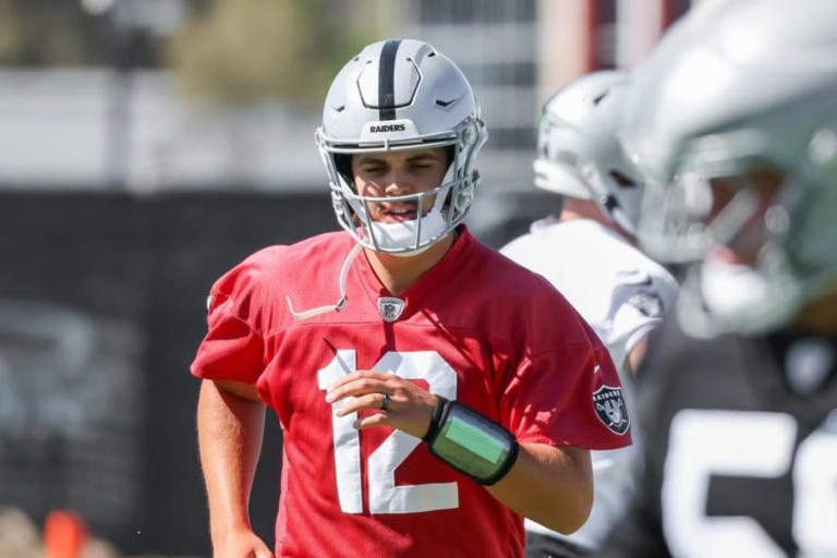 Las Vegas Raiders QB Aidan O’Connell quietly boosting his trade value ...