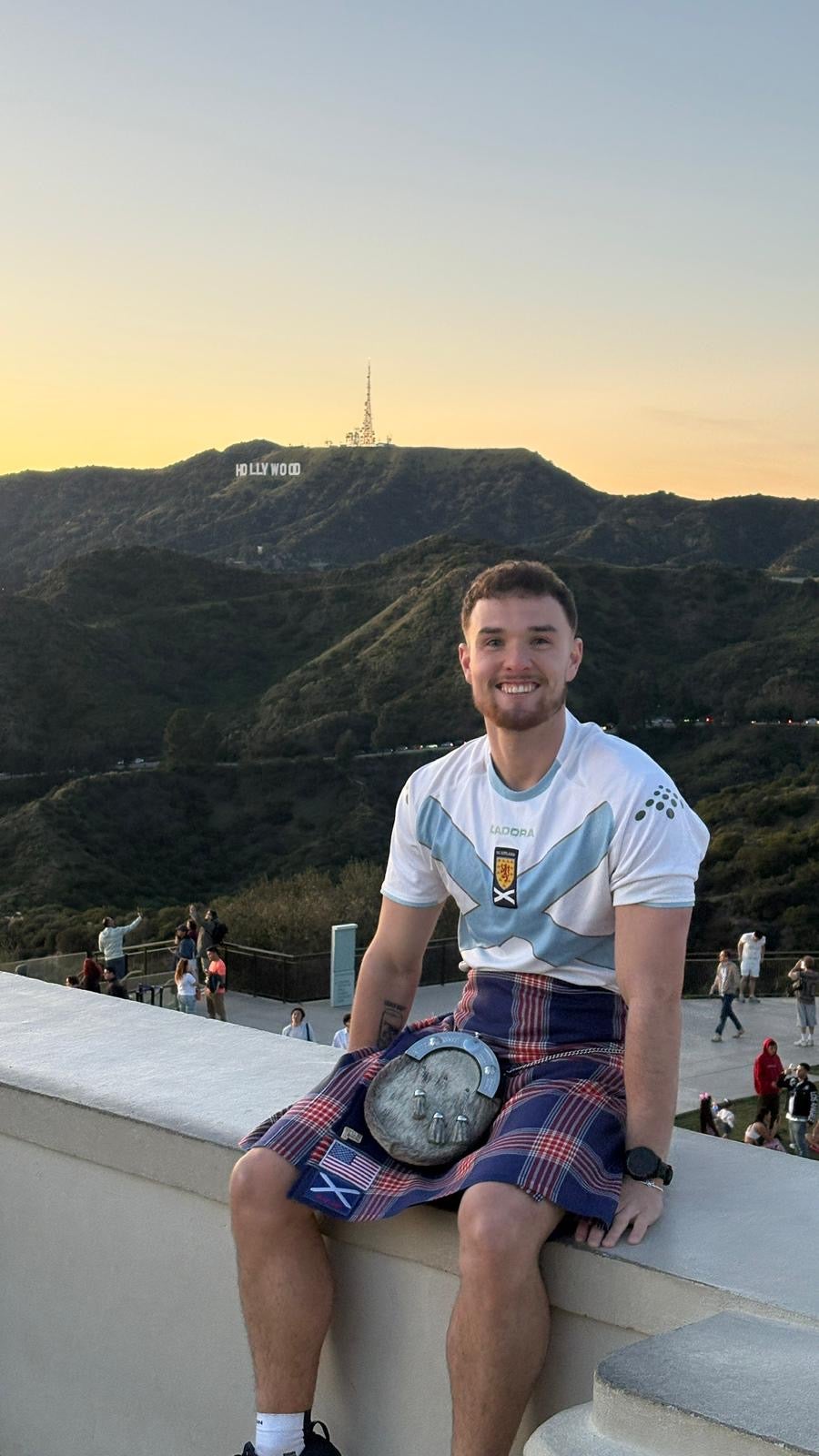 A Scotsman is walking 3,200 miles across America for the World Cup in ...
