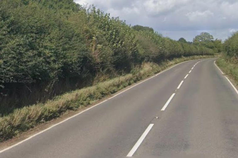 Road closed after cars, van and motorbike involved in five-vehicle crash