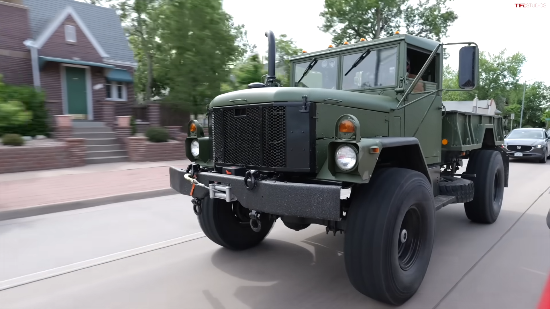 We tried driving a giant military vehicle through downtown - then ...