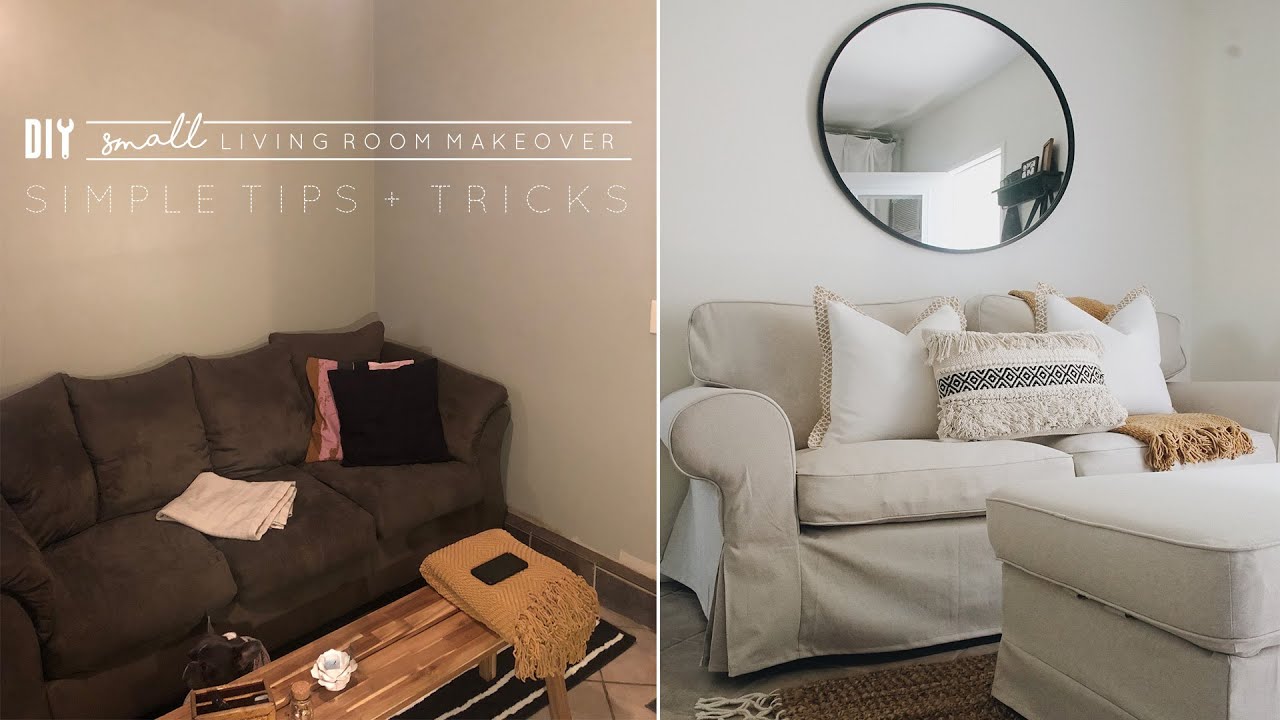 DIY small living room makeover on a budget