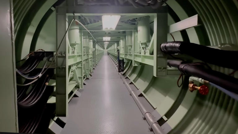Rare look inside giant underground nuclear missile silo preserved as a ...