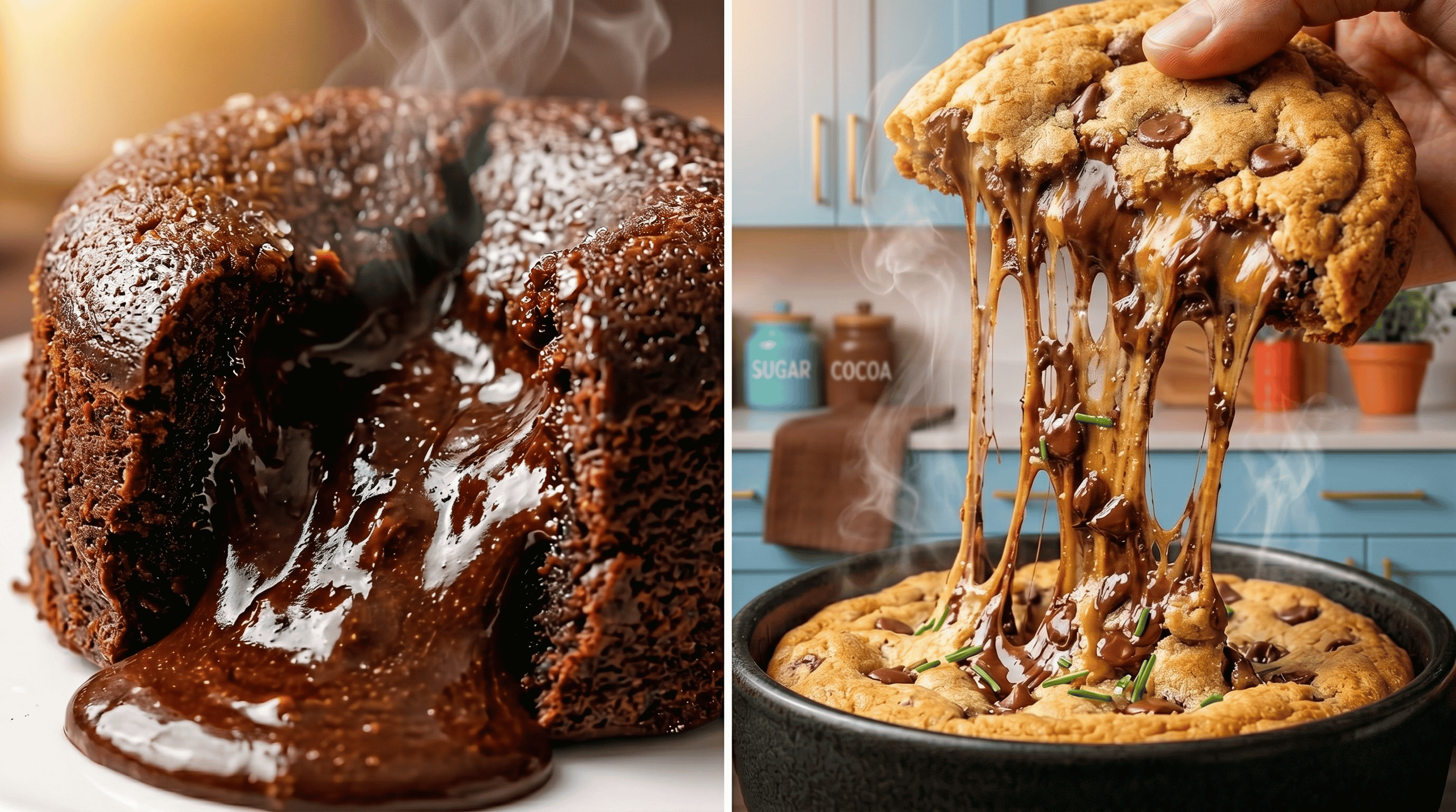 Chocolate lava cakes that break the internet