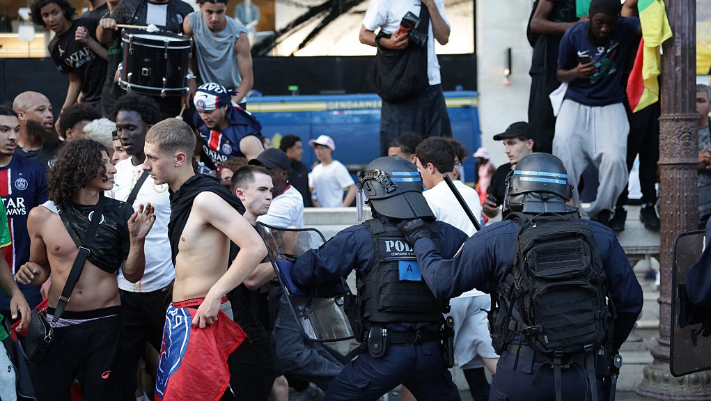 PSG celebrate Champions League win amid riots and memes