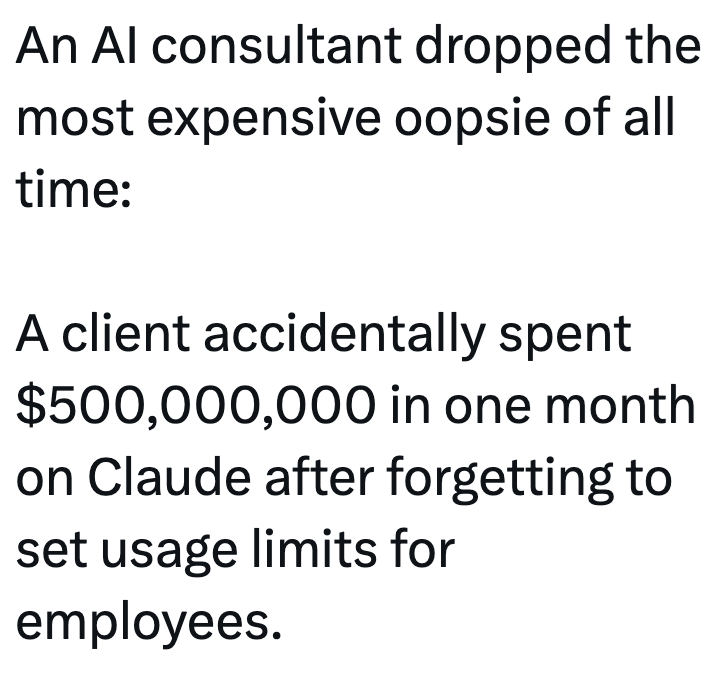 Consultant accidentally spends $500 million in one month: 'Half a ...