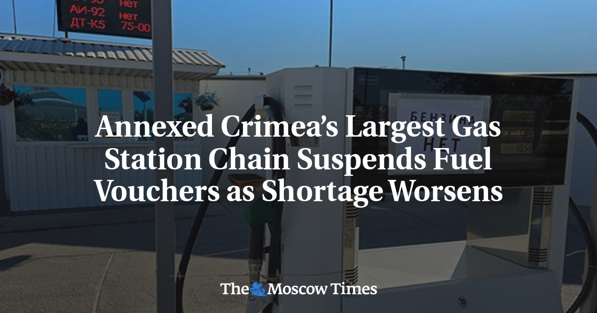 Annexed Crimea’s largest gas station chain suspends fuel vouchers as ...