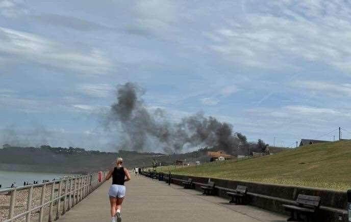 Black smoke seen coming from the Seaside Pub in Seaside Ave, on Sheppey