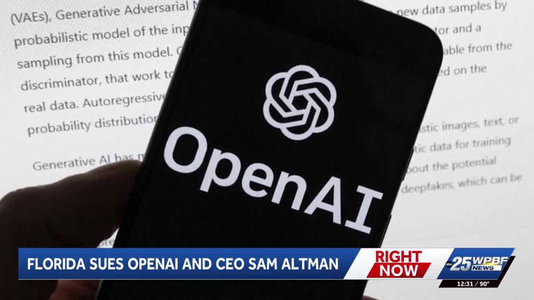 Florida AG sues OpenAI and CEO Sam Altman over AI safety concerns and ...