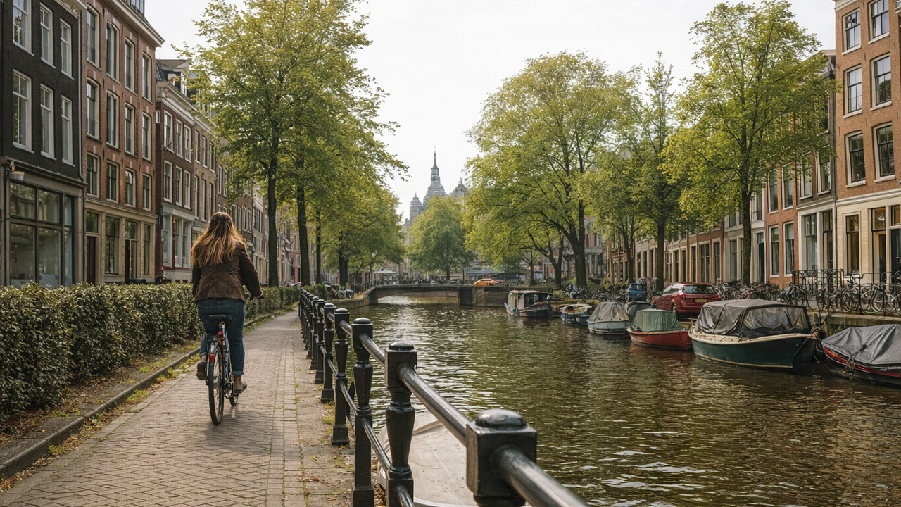 Co sprawia, że jazda na rowerze w Amsterdamie jest tak relaksująca