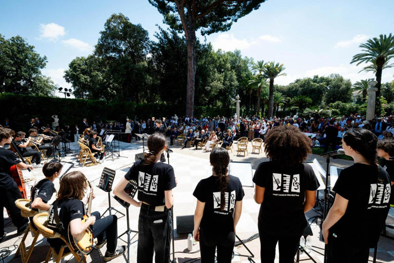 La Jazz Campus Orchestra si è esibita nei Giardini del Quirinale