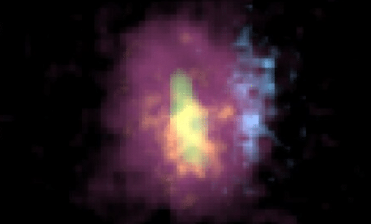 Massive galaxy bar found earlier than scientists ever expected