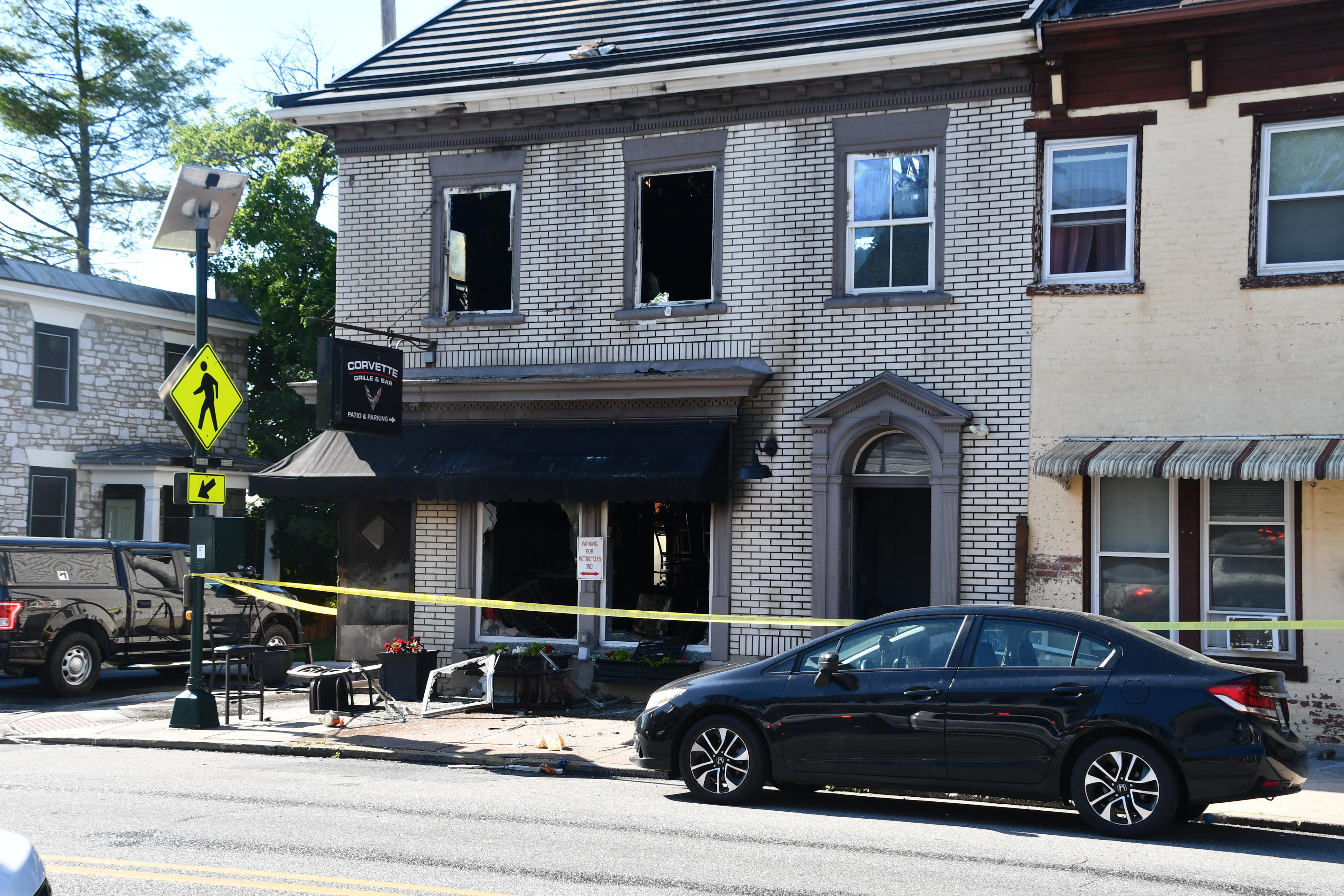 Three families displaced after massive blaze erupts at Annville bar