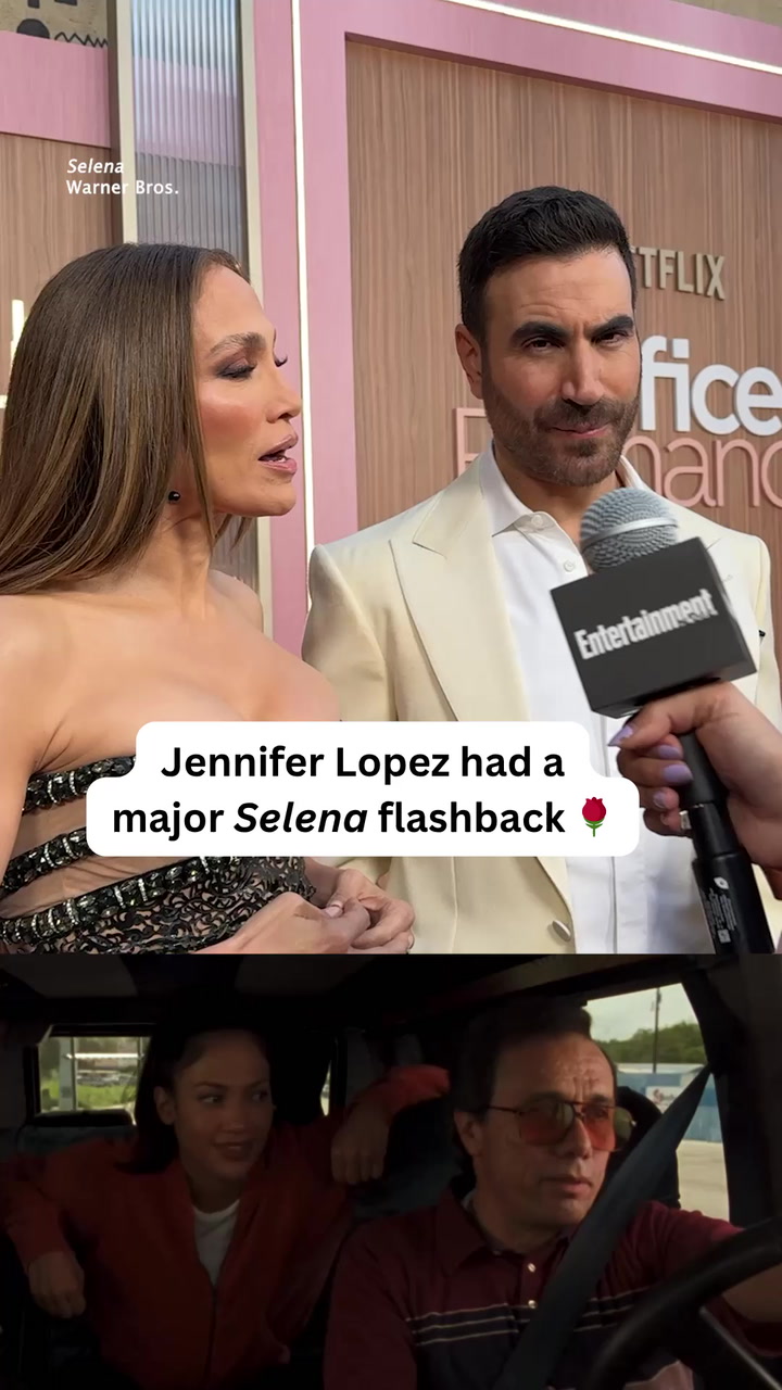 Jennifer Lopez had a major 'Selena' flashback