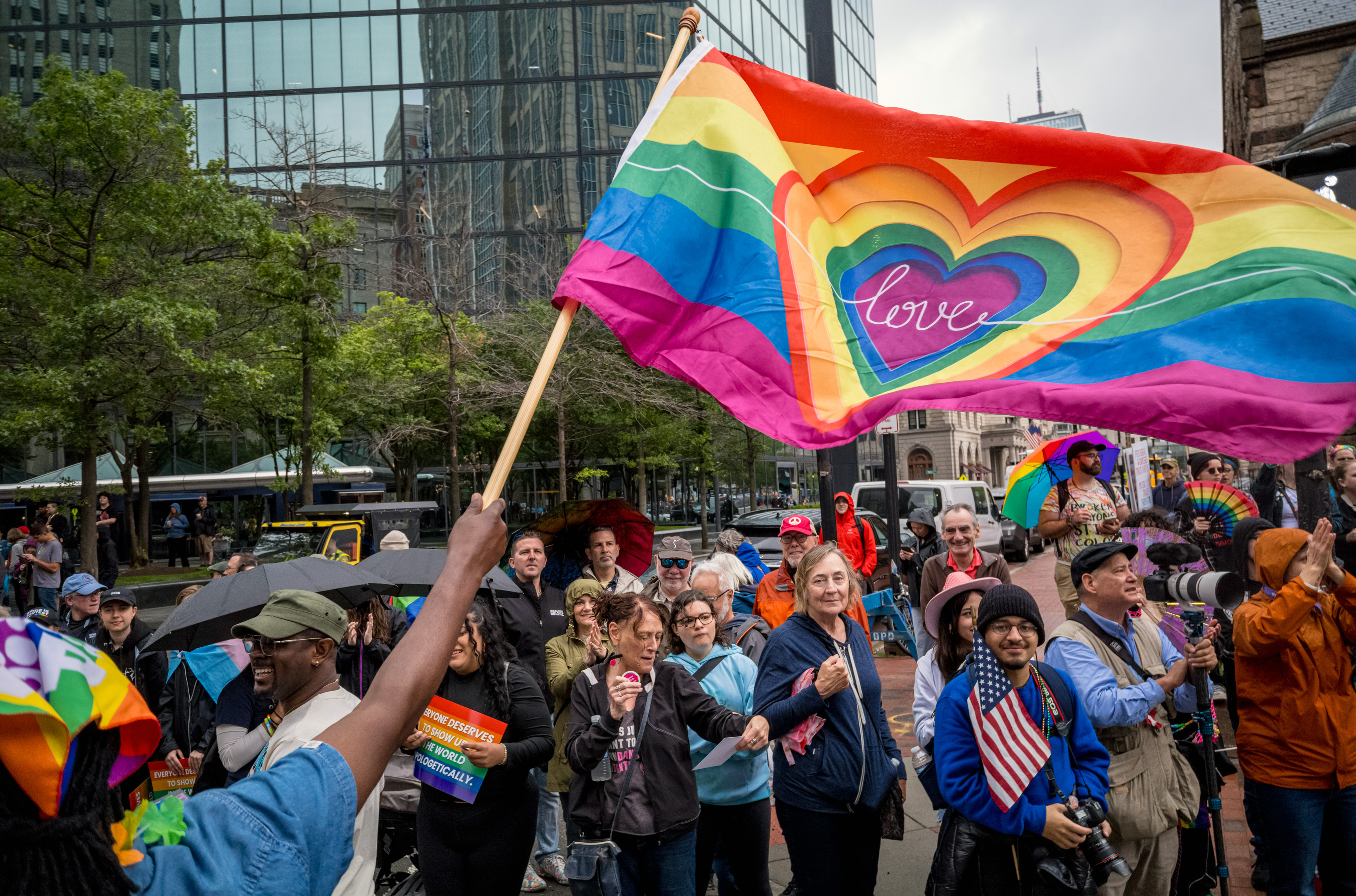 Boston Pride Month kicks off with flag raising