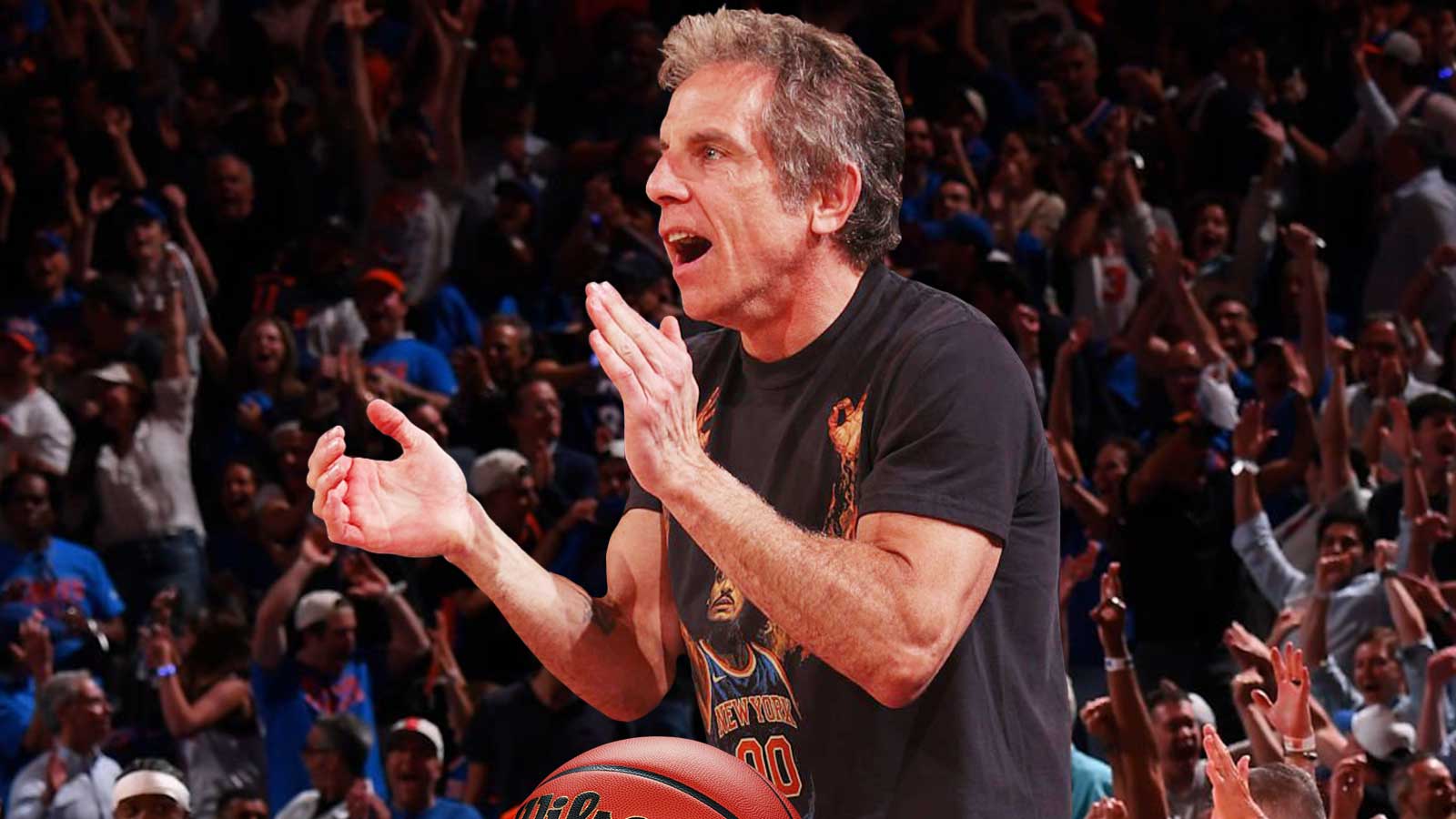 Knicks superfan Ben Stiller issues 2-word response to MSG’s NBA Finals ...