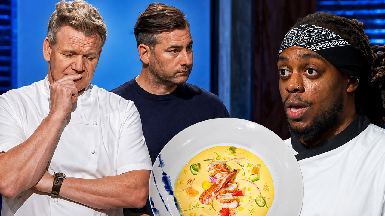 Chef Ramsay and Kevin Meehan judge the final challenge dishes