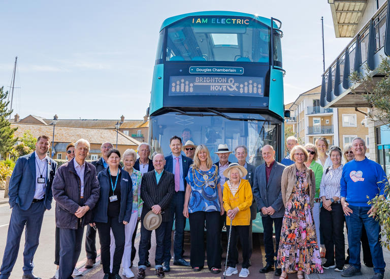 New 'Douglas Chamberlain' electric bus celebrates legacy of cardiac pioneer