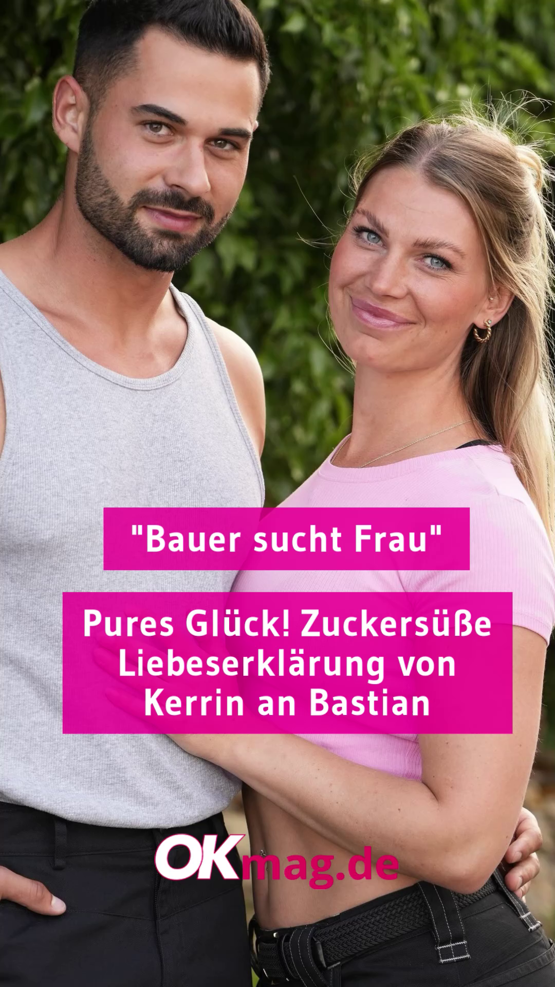 "Bauer sucht Frau": Pures Glück! Zuckersüße Liebeserklärung von Kerrin ...