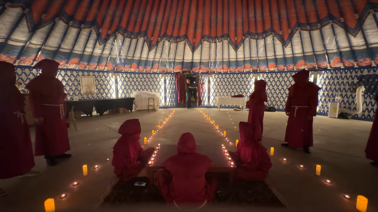 This courier walked into a cult ritual during a delivery