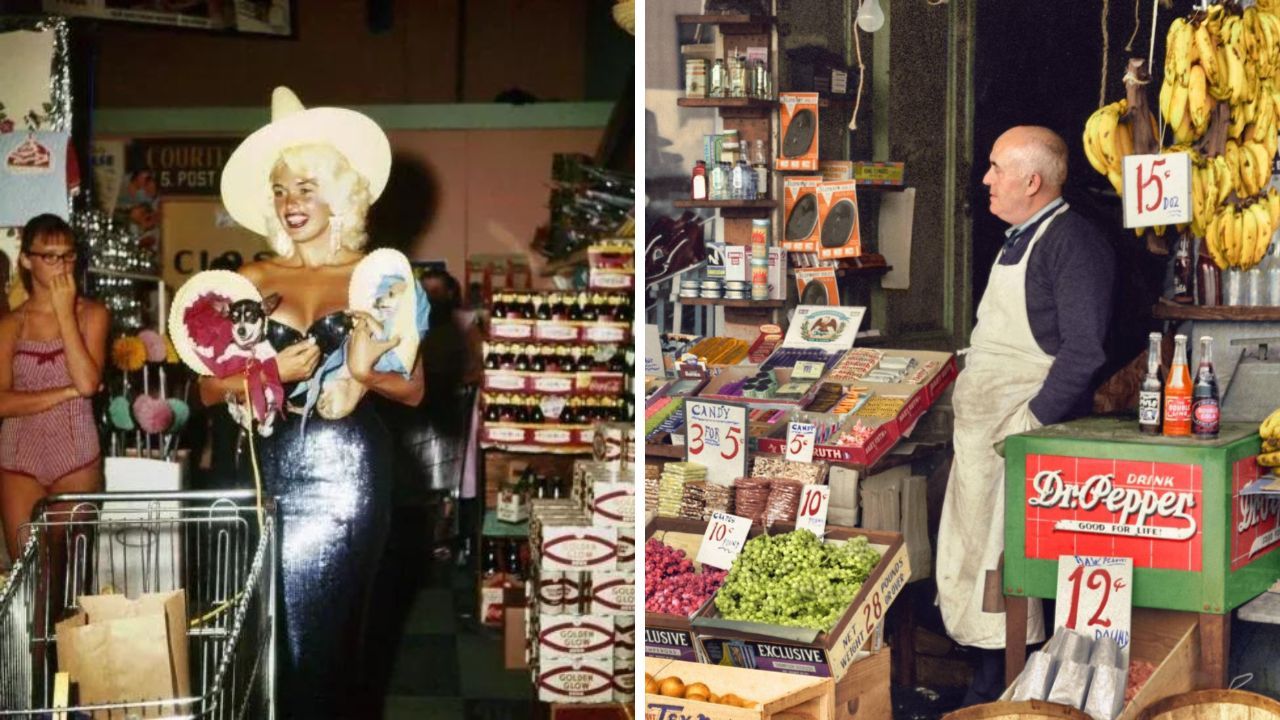 35 vintage grocery store photos that feel like a time capsule