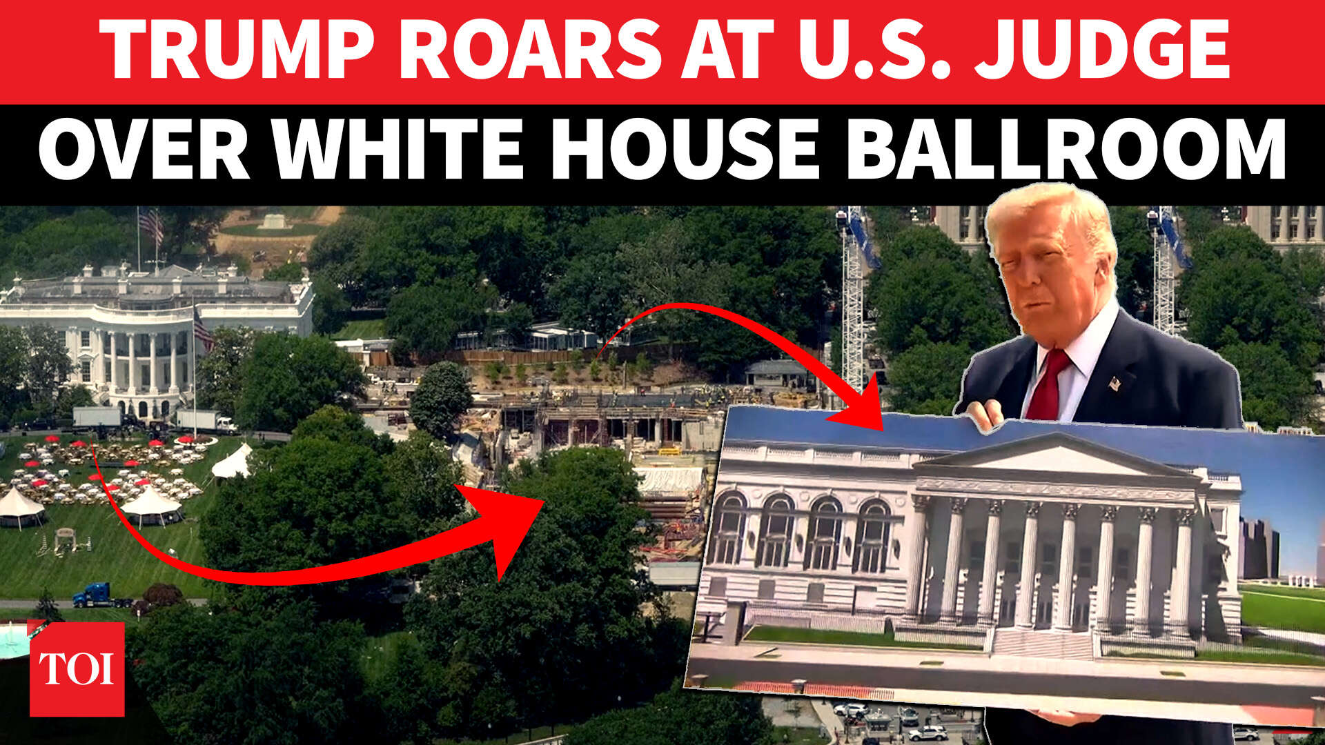 'America's security at risk': Trump explodes at judge over White House ...