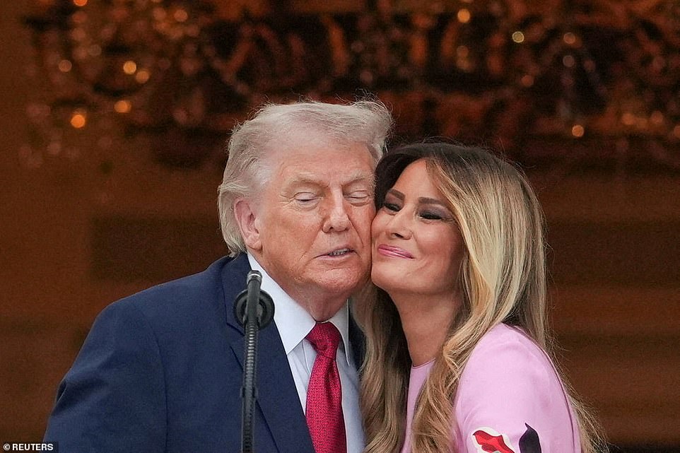 The signals in Melania Trump's carefully timed public appearances