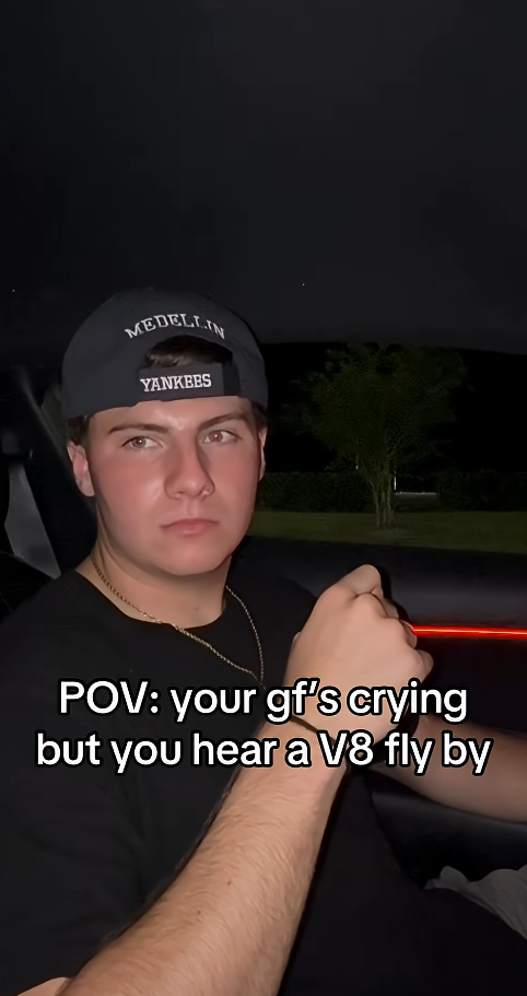Your GFs Crying But A V8 Just Flies By