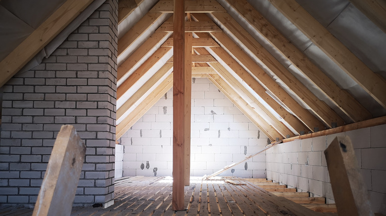 How to build a closet in your unfinished attic